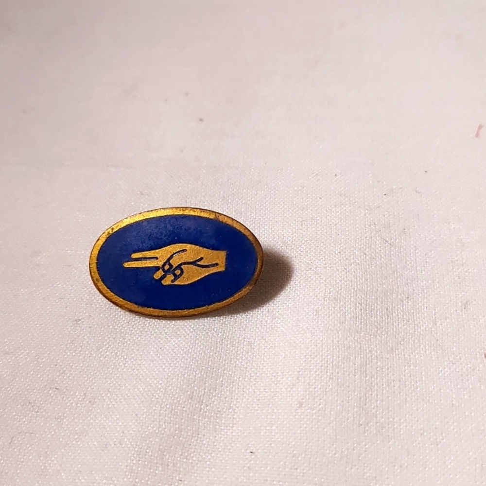 Vintage Rare Ioof Rebekah Lodge Symbol Extended Two F… - Gem